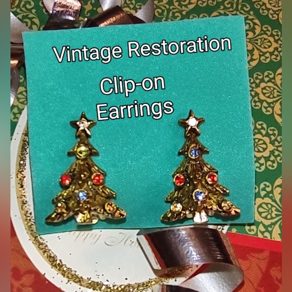 Jewelry | Vintage Christmas Tree Clipons | Poshmark